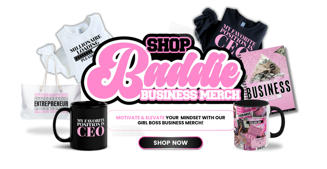 Baddie Merch | Stylish Apparel & Accessories – THE GLAM BOOK VENDORS